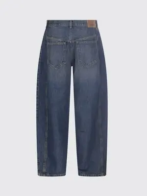 Isabel Marant Étoile Oriane High-waisted Baggy Jeans In Cotton Denim