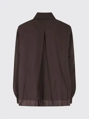 SEMICOUTURE Bomber Jacket With Zip Up And Zippered Pocket Detail