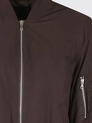 SEMICOUTURE Bomber Jacket With Zip Up And Zippered Pocket Detail