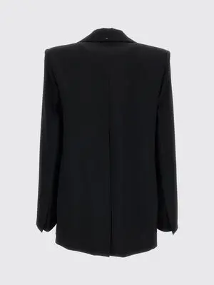Sportmax Single-breasted Cropped Pure Wool Blazer With Peak Lapels