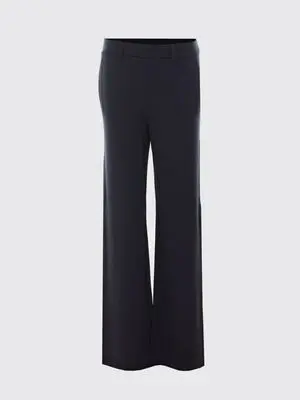 Liu Jo High-waisted Straight-leg Stretch Jersey Trousers With Rhinestone Logo - Black