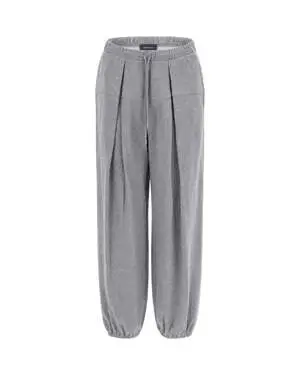 Sportmax Relaxed Fit Drawstring Jogger Pants - Grigio Medio