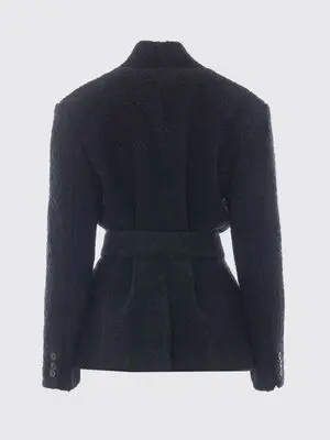 Isabel Marant Étoile Double-breasted Wool And Alpaca Short Coat With Belt - Black