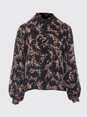 TWINSET Floral Print Band Collar Shirt