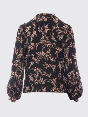 TWINSET Floral Print Band Collar Shirt