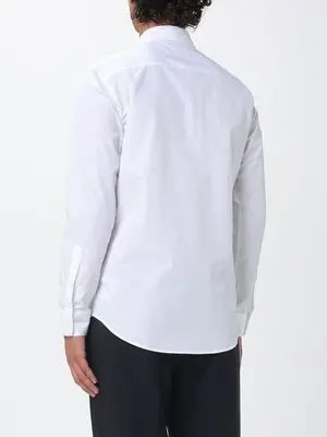 Burberry Slim Fit Cotton Poplin Shirt With Tone-on-tone Ekd Logo