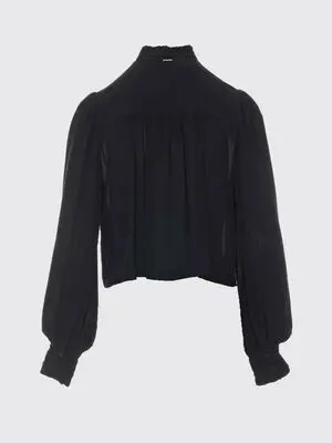 TWINSET Pleated Button-up Shirt With Ruffle Collar