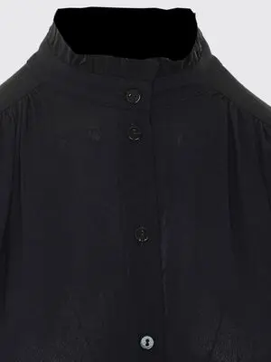 TWINSET Pleated Button-up Shirt With Ruffle Collar