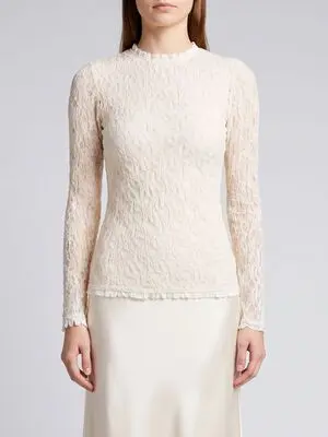 Isabel Marant Étoile Slim Fit Long-sleeved Lace Top