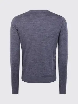 N° 21 Slim Fit Crewneck Cardigan In Pure Wool