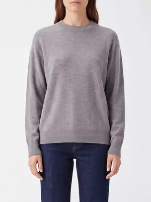 PAROSH P.a.r.o.s.h. Cashmere Crewneck Jumper With Dropped Shoulders - Grey 1
