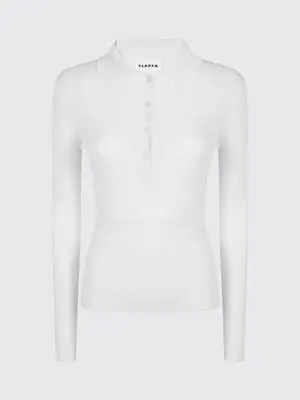 PAROSH P.a.r.o.s.h. Slim Fit Long-sleeved Pure Wool Polo