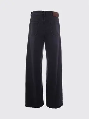 Marni High-waisted Wide-leg Jeans In Cotton Denim