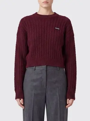 ROTATE BY BIRGER CHRISTENSEN Wool And Cashmere Blend Jumper With Applied Logo