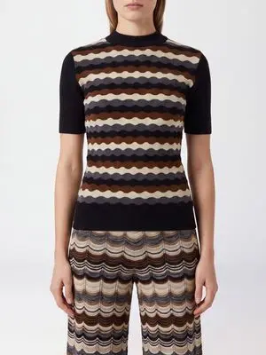 Marni Slim Fit Multicolour Striped Virgin Wool Jumper