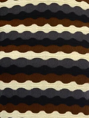 Marni Slim Fit Multicolour Striped Virgin Wool Jumper
