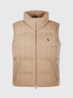 Polo Ralph Lauren Quilted Wool And Cashmere Vest With Pony Logo