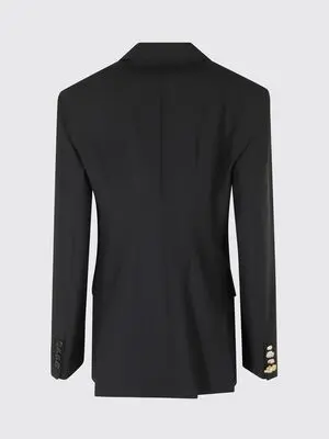 Erika Cavallini Double-breasted Wool-blend Blazer With Peak Lapels