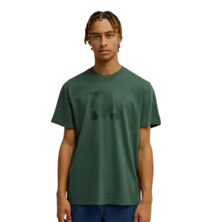 DC SHOES Dc Star Pigment Dye Tee - Deep Forest