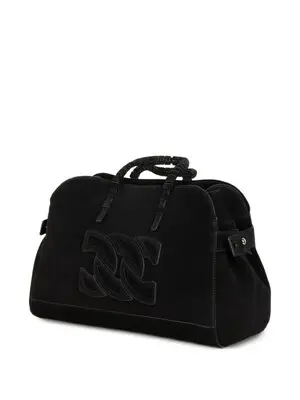 Casadei Park Avenue Leather Tote Bag - Black