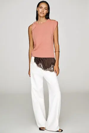 NATION LOS ANGELES Michaele Crop Tee