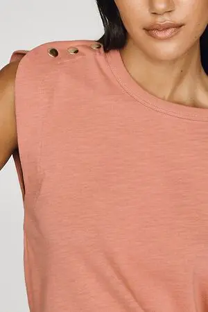 NATION LOS ANGELES Michaele Crop Tee