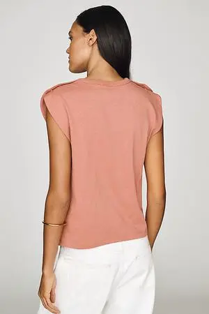NATION LOS ANGELES Michaele Crop Tee