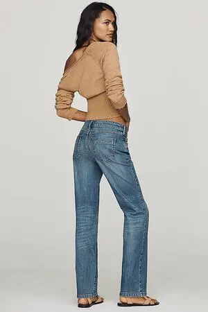 PILCRO Mid-rise Relaxed Straight-leg Jeans