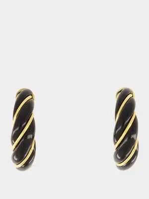 AURÉLIE BIDERMANN Diana Earrings - Black