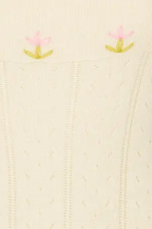 MIRROR PALAIS Tulip Knit Midi Dress