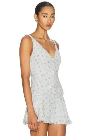 MIRROR PALAIS Blueberry Buttercream Vest Top