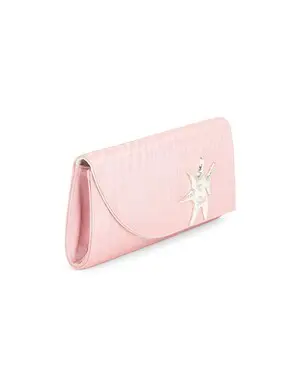 RENNK Moire Diane Clutch - Pink