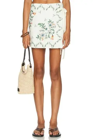 Agua Bendita Luna Mini Skirt - Brisa