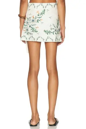 Agua Bendita Luna Mini Skirt - Brisa