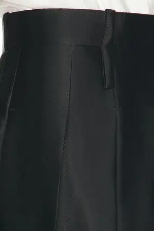 Bottega Veneta Twill Tapered Trouser - Double Black