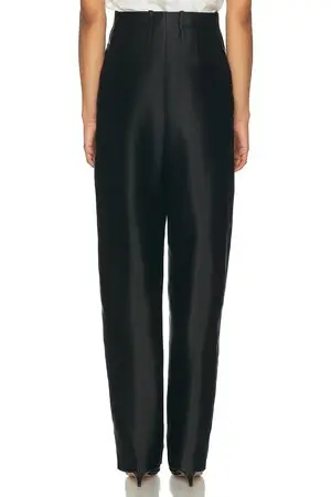 Bottega Veneta Twill Tapered Trouser - Double Black