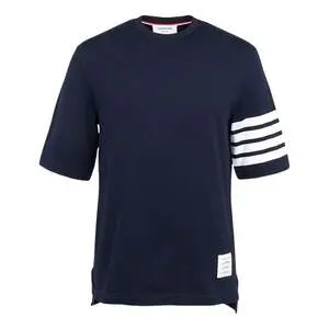 Thom Browne Short Sleeve T-shirt - Navy