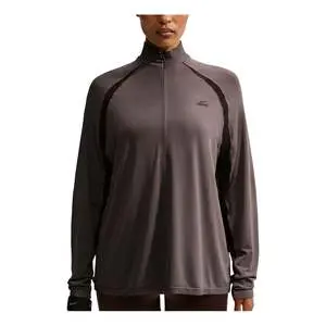 Nike Skims Stretch Knit Half-zip T-shirt - Resin/phoenix