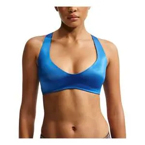 Nike Skims Stretch Knit Plunge Bra - Cobalt
