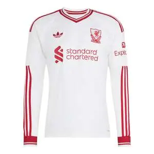 Adidas Liverpool Fc 26/27 Away Jersey Long Sleeve - White