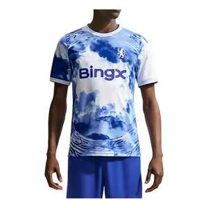 Nike X Chelsea Fc Dri-fit Pre-match Top 'white Bright Blue - White/bright Blue