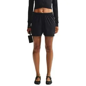 Nike Skims Stretch Knit Shorts 'obsidian Igneous