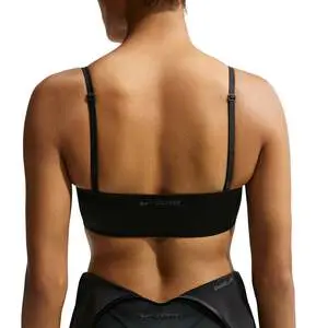 Nike Skims Satin Shine Convertible Bandeau Bra - Obsidian