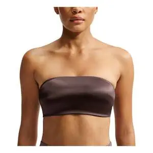 Nike Skims Satin Shine Convertible Bandeau Bra - Resin