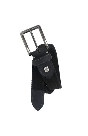 IZOD Golf Woven Stretch Belt - Black