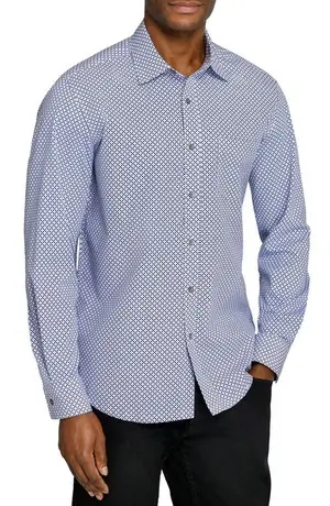 W.R.K Diamond Dot Button Up Shirt