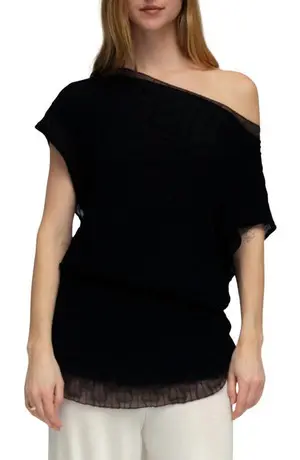 FIND ME NOW Beatriz Off-the-shoulder Tunic