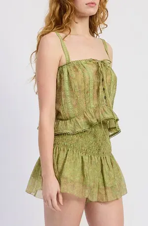 JACQUIE THE LABEL Jenny Ditsy Print Tank