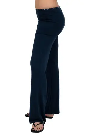 FIND ME NOW Brisa Studded Flare Leg Pants