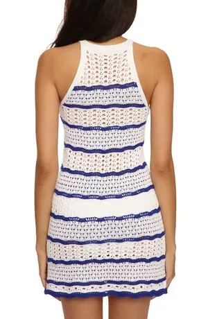 BECCA By Rebecca Virtue Shore Break Pointelle Knit Cover-up Dress